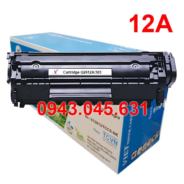 Hộp mực 12A dùng cho máy in Canon LBP 2900, 3000, FX - HP Laserjet 1010 ...